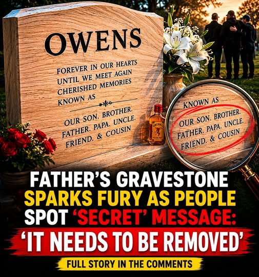 Dad’s Gravestone Sparks Outrage After People Spot ‘Secret’ Message: ‘It ...