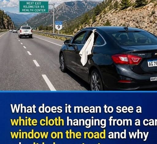 The White Cloth in Car Windows – MP Media