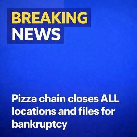 Beloved pizza chain s closes all US locations and files for bankruptcy ...